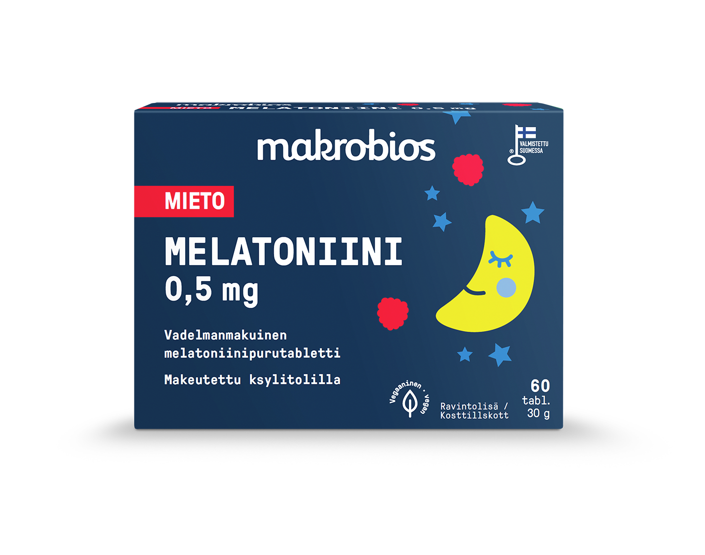 Makrobios Mieto Melatoniini 0,5 mg 60 tabl.
